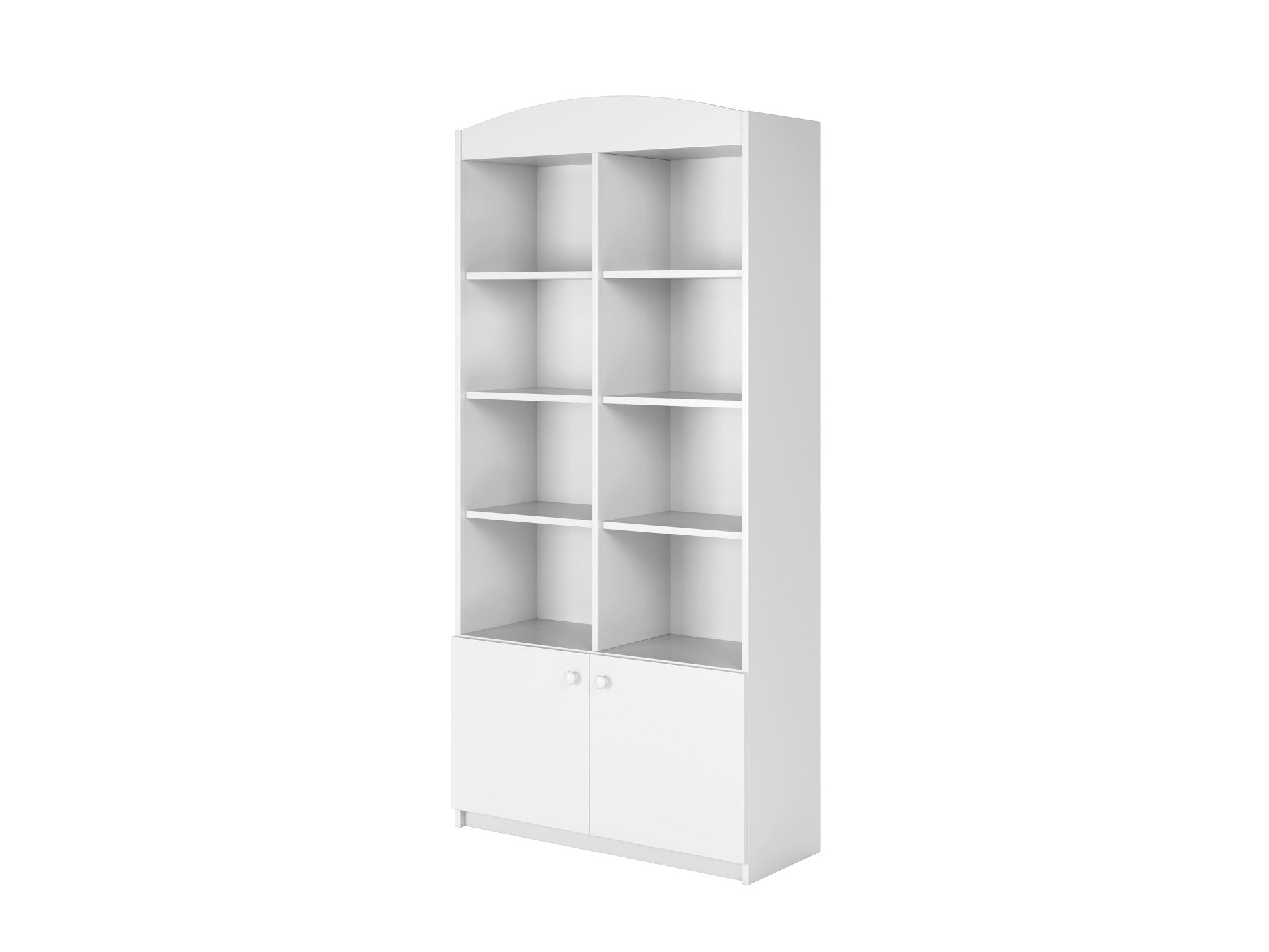 Dubbele Boekenkast – 10 Vakken – Soft-Close & Wandmontage – 186 cm Hoo ...
