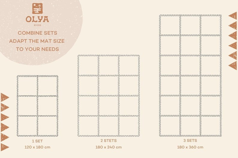 Foam Puzzle Playmat - Boho Classic – Little Pure Kids